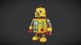 Yellow Drum Body Robot - Free | Fab