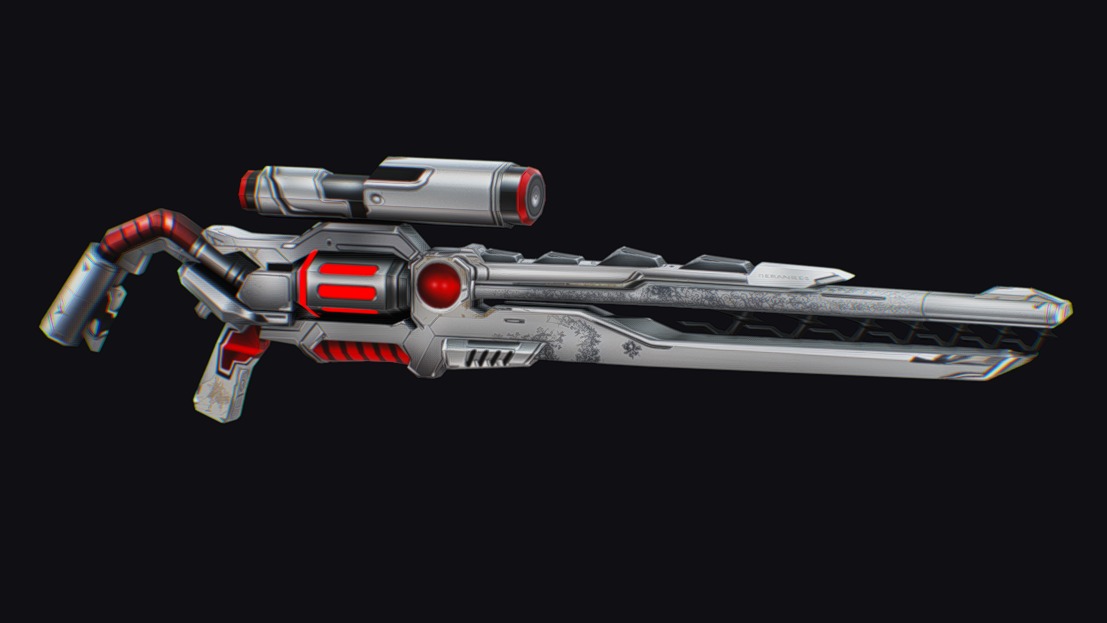 Futuristic Sniper Rifle