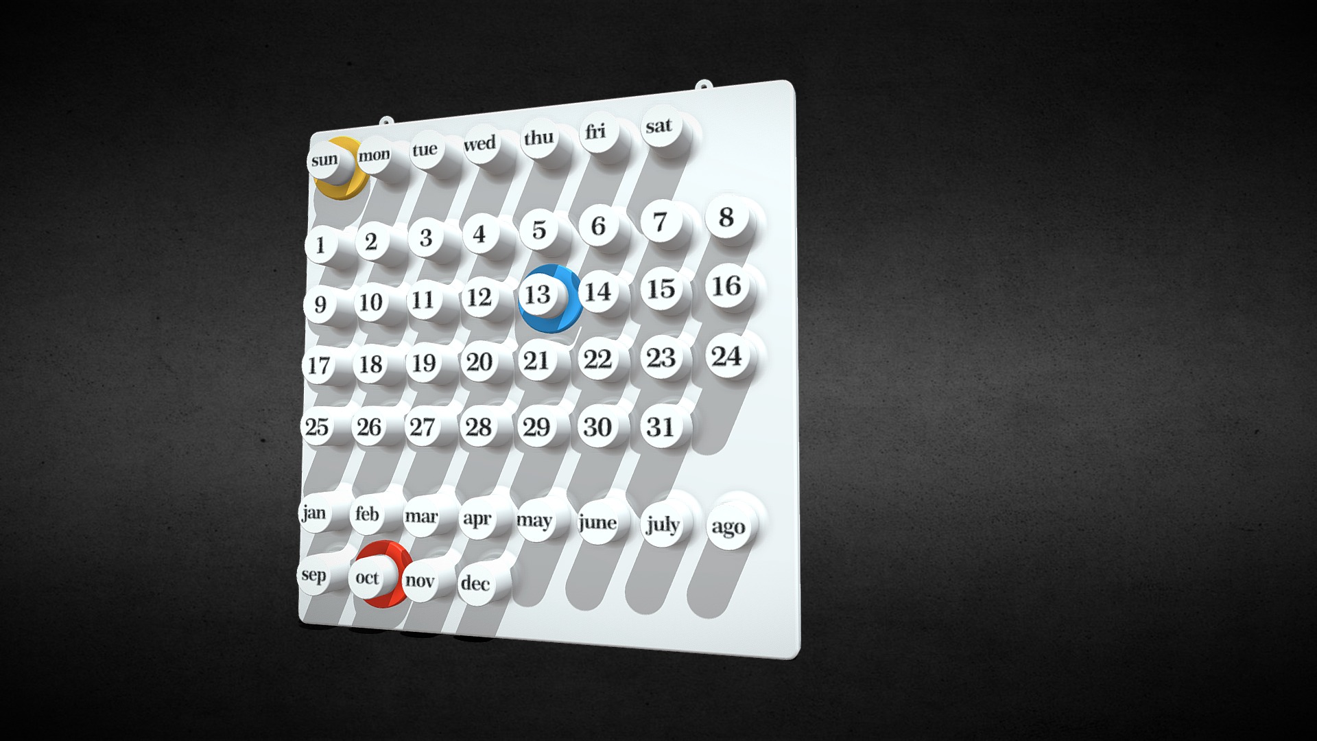 Brusasco and Torretta Calendar | Fab