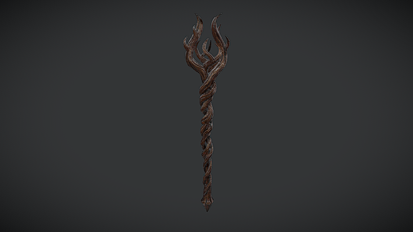 Magic Wooden Staff | Fab