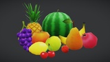 Stylized Fruit Pack - Hand-Painted Low Poly Assets | Fab