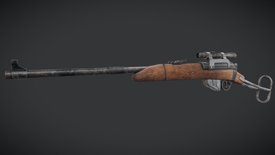 Scrap Sniper rifle | Fab